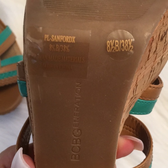 BCBGeneration | Shoes | Bcbgeneration Cork Platform Sandal | Poshmark